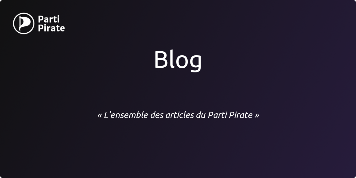 Parti Pirate - Blog